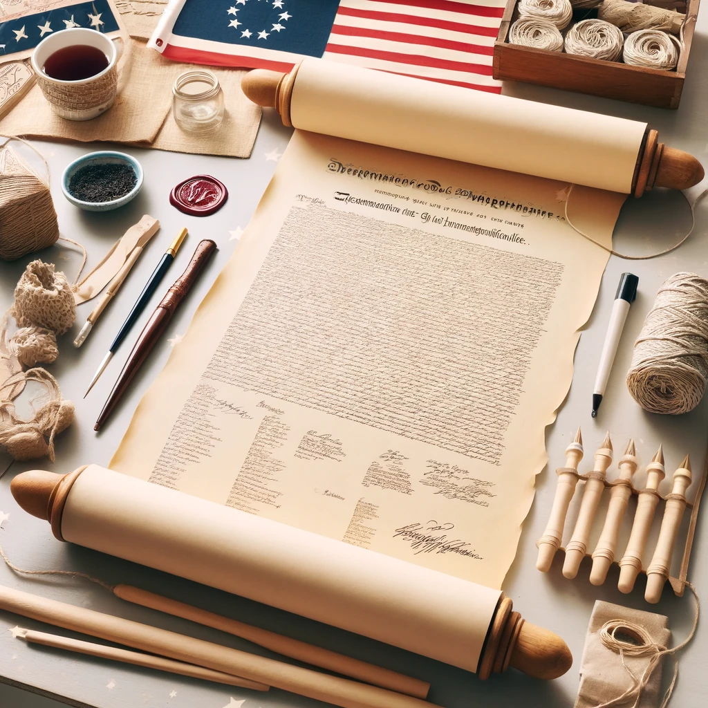Declaration of Independence Kit – Craft a Historic Keepsake – Memory ...